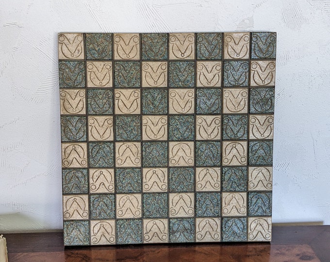 Vintage Aztec Mayan Tile Chess Board Only - Etsy