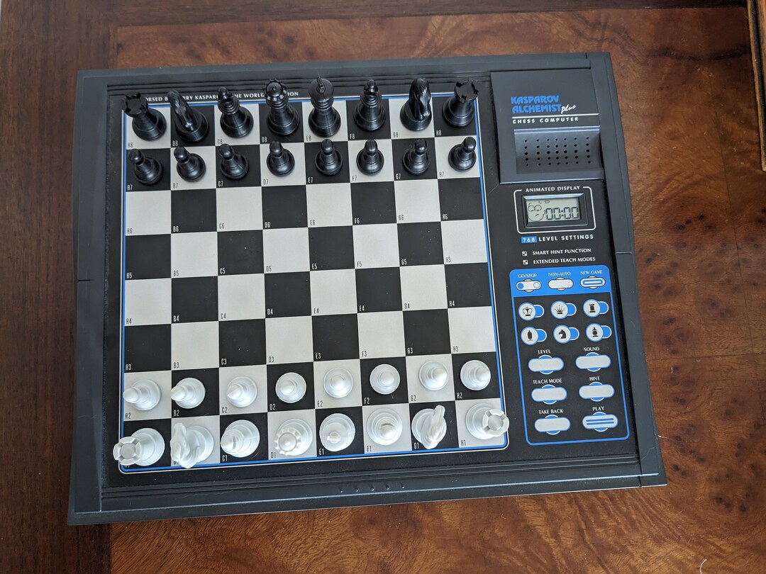 Vintage 90s Kasparov Alchemist Electronic Computer Chess Saitek - Etsy