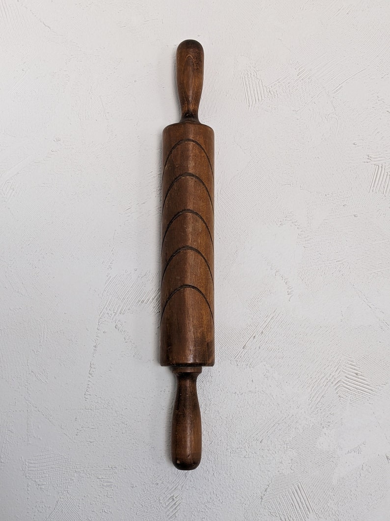 Vintage Rolling Pin Wall Decor Note Card Holder - Etsy