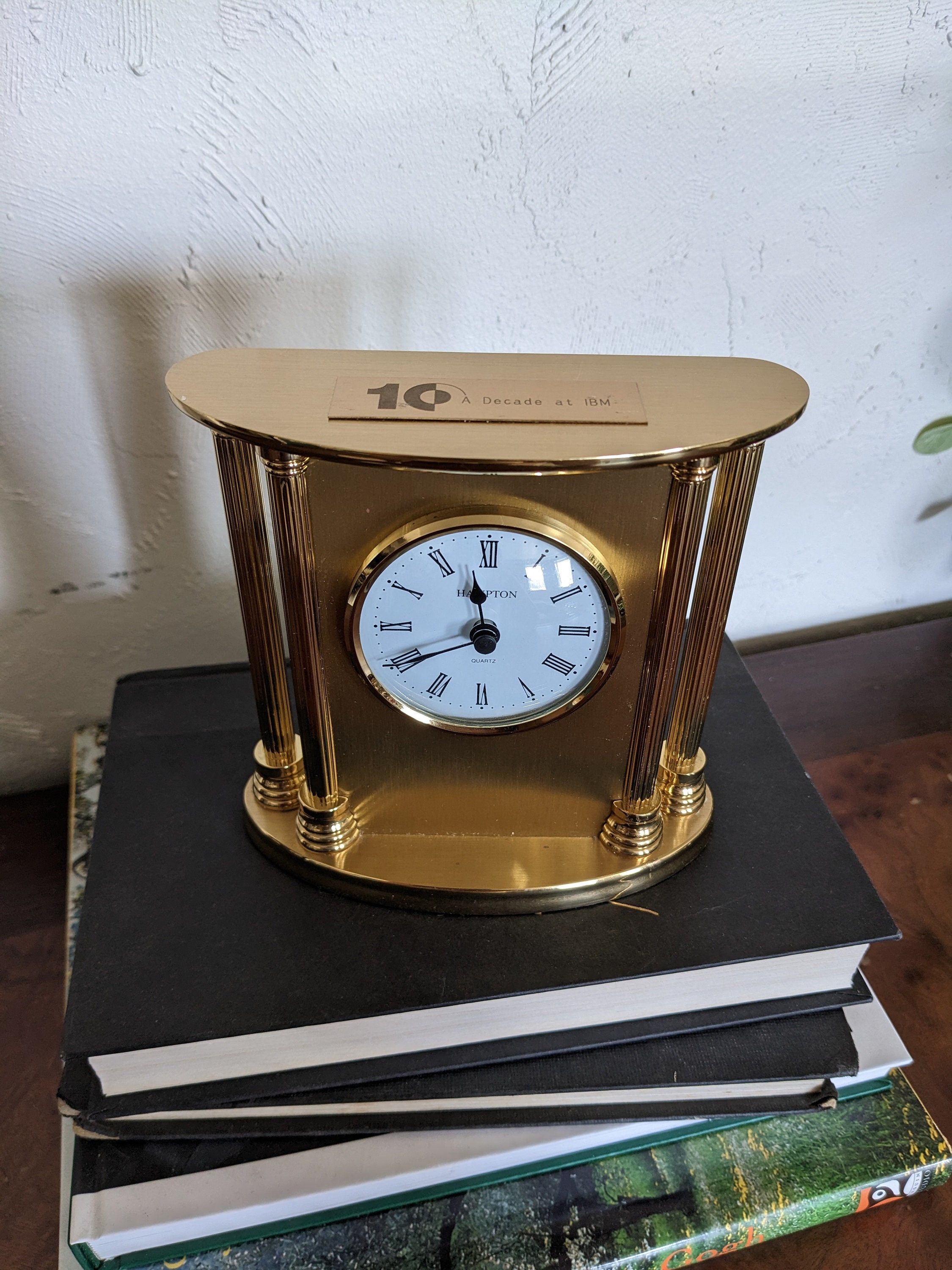 Hampton Quartz Vintage Mantle Clock - Etsy