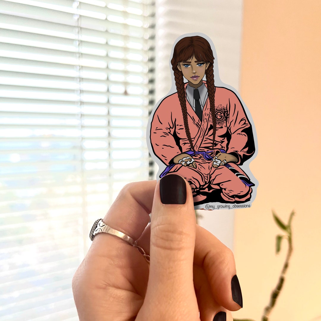 Jiu Jitsu Woman Custom Sticker Bjj Sticker - Etsy