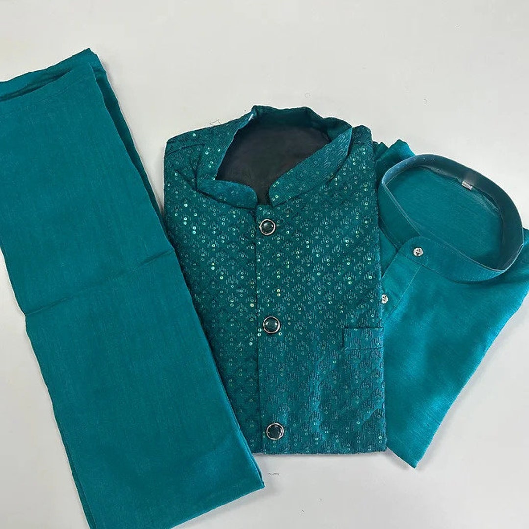 Men's Kurta Set With Koti - Etsy