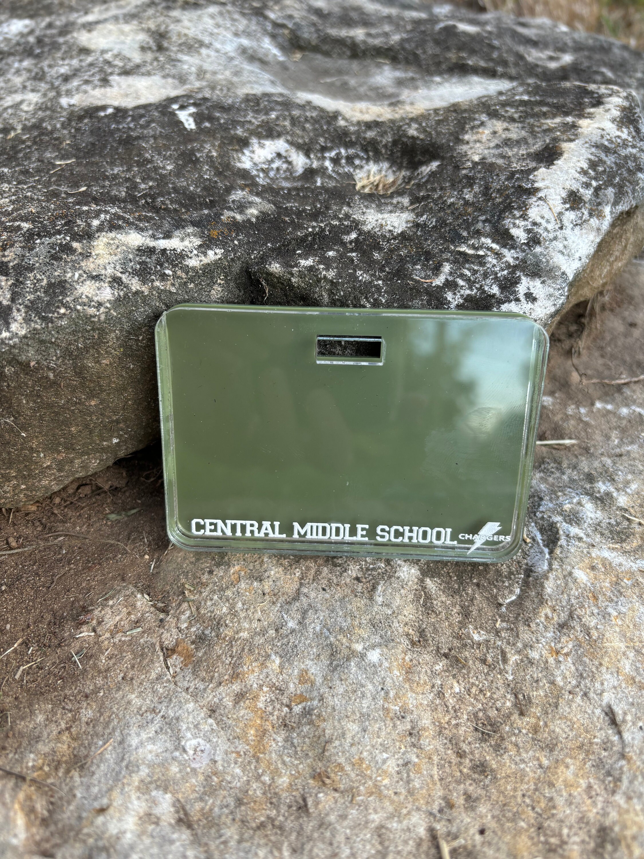 Custom Badge Holder, Badge Protector, Horizontal ID Badge Holder ...