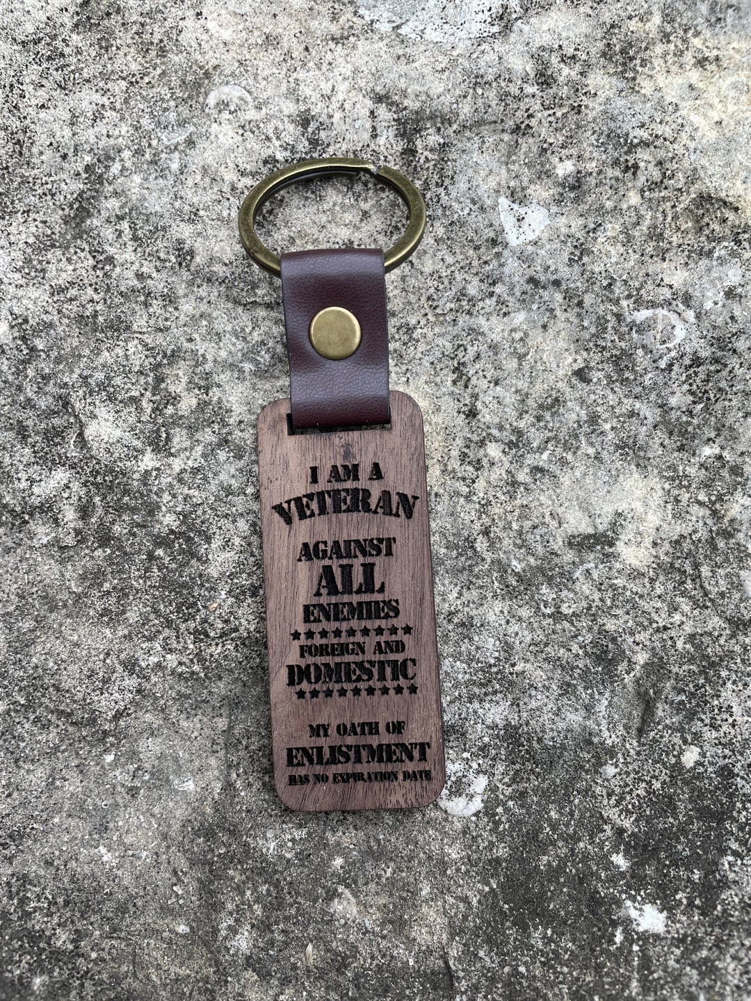 Veteran Keychain, Army,marine,air Force, Coast Guard, His or Her Gift ...