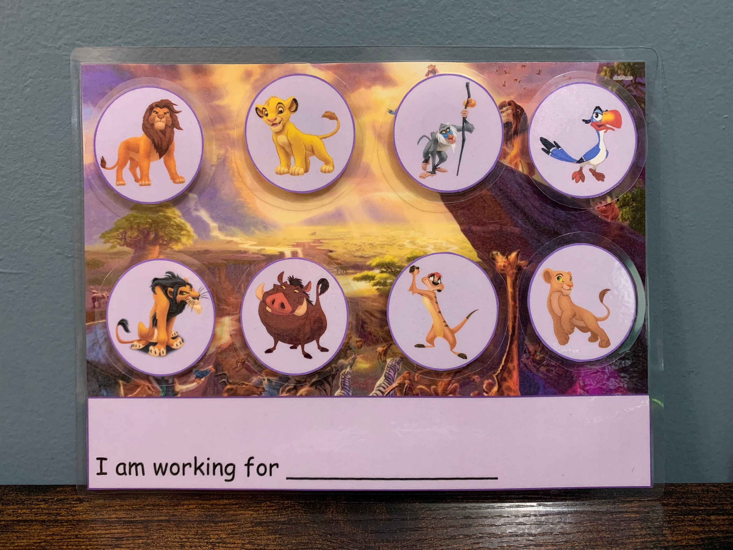 Lion King / Token Board - Etsy