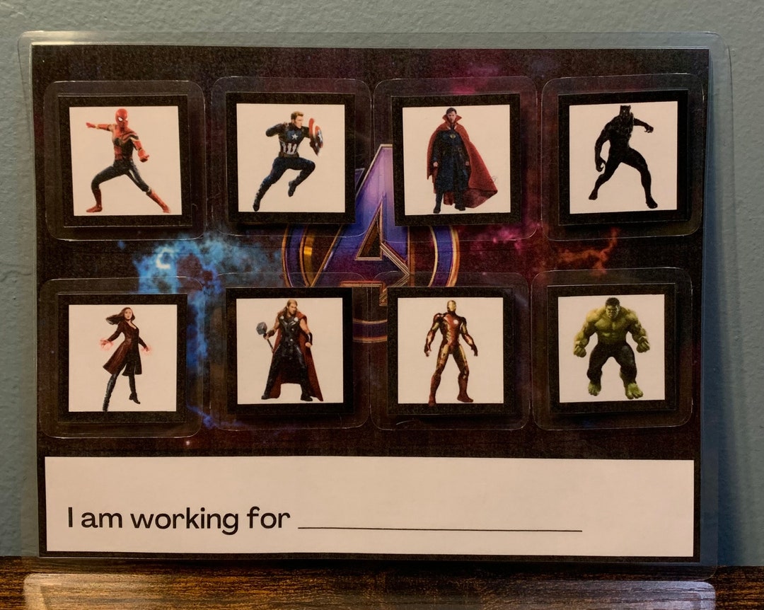 Avengers / Token Board - Etsy