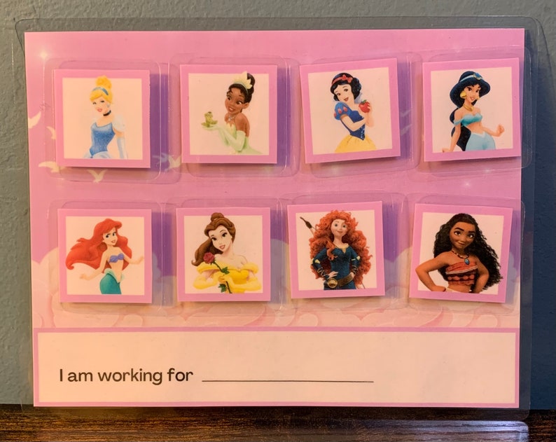 Princess / Token Board - Etsy