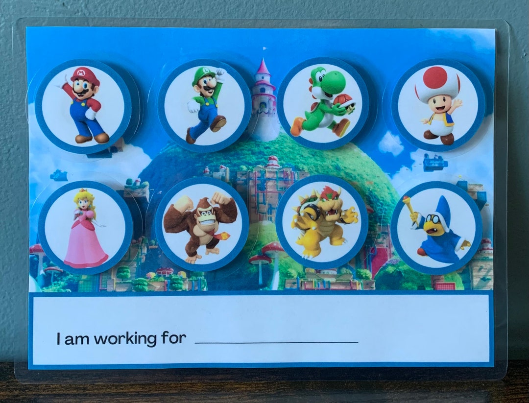 Super Mario / Token Board - Etsy
