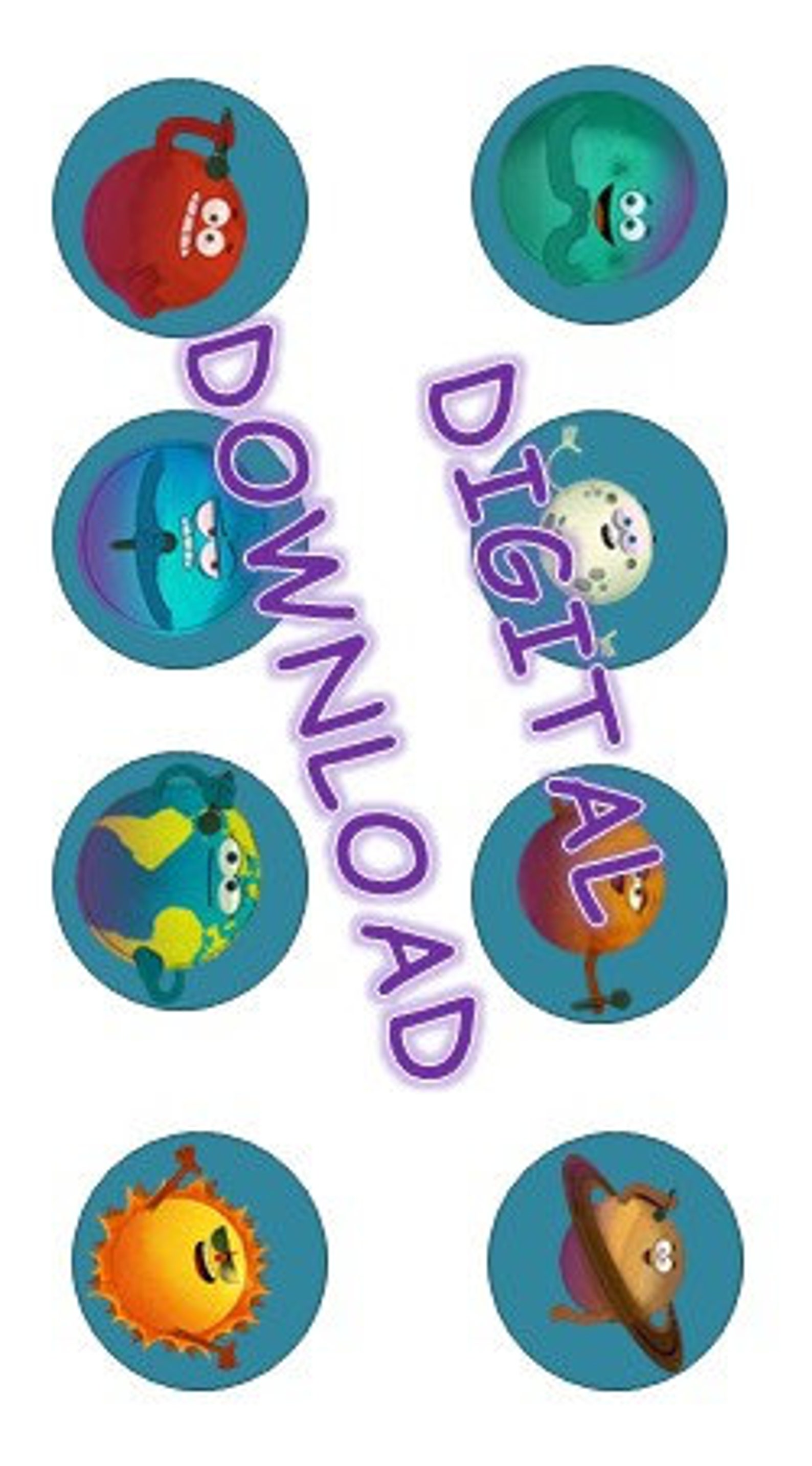 Storybots Planets / Token Board / DIGITAL DOWNLOAD / PRINTABLE - Etsy