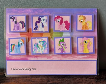 My Little Pony Digital Download Token Economy Token System Reward Chart ...