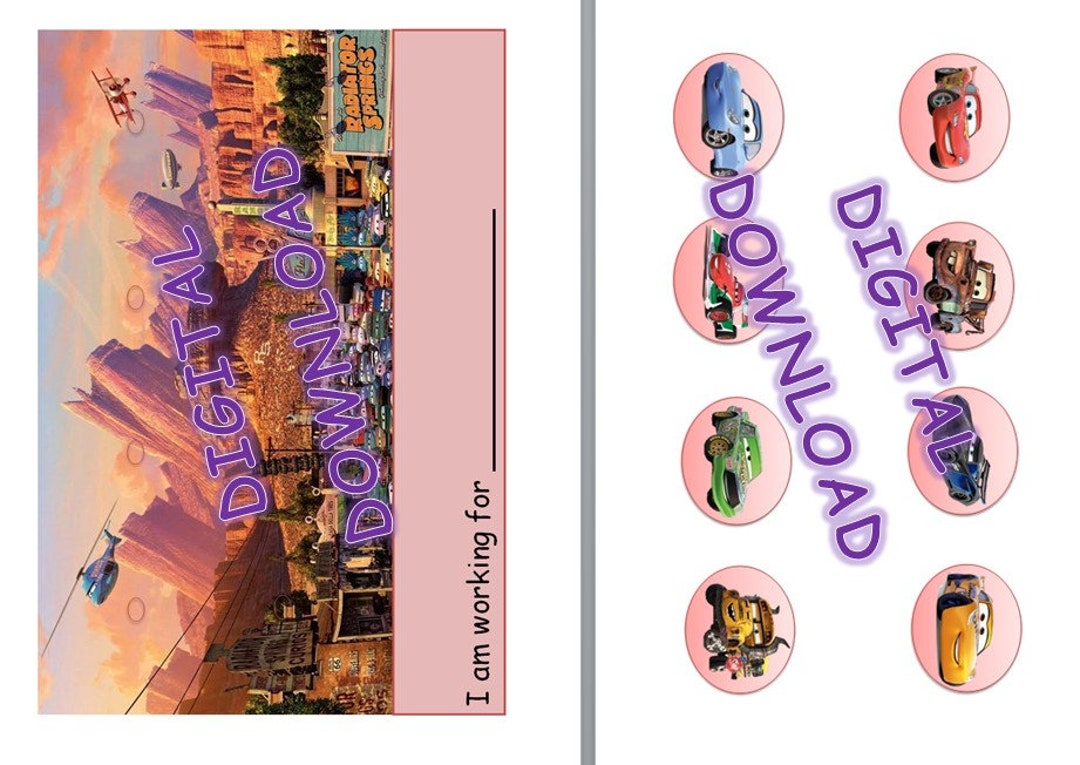 Cars / Token Board / DIGITAL DOWNLOAD / PRINTABLE - Etsy