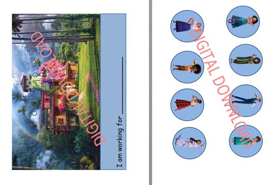 Encanto / Token Board / DIGITAL DOWNLOAD / PRINTABLE | Etsy India