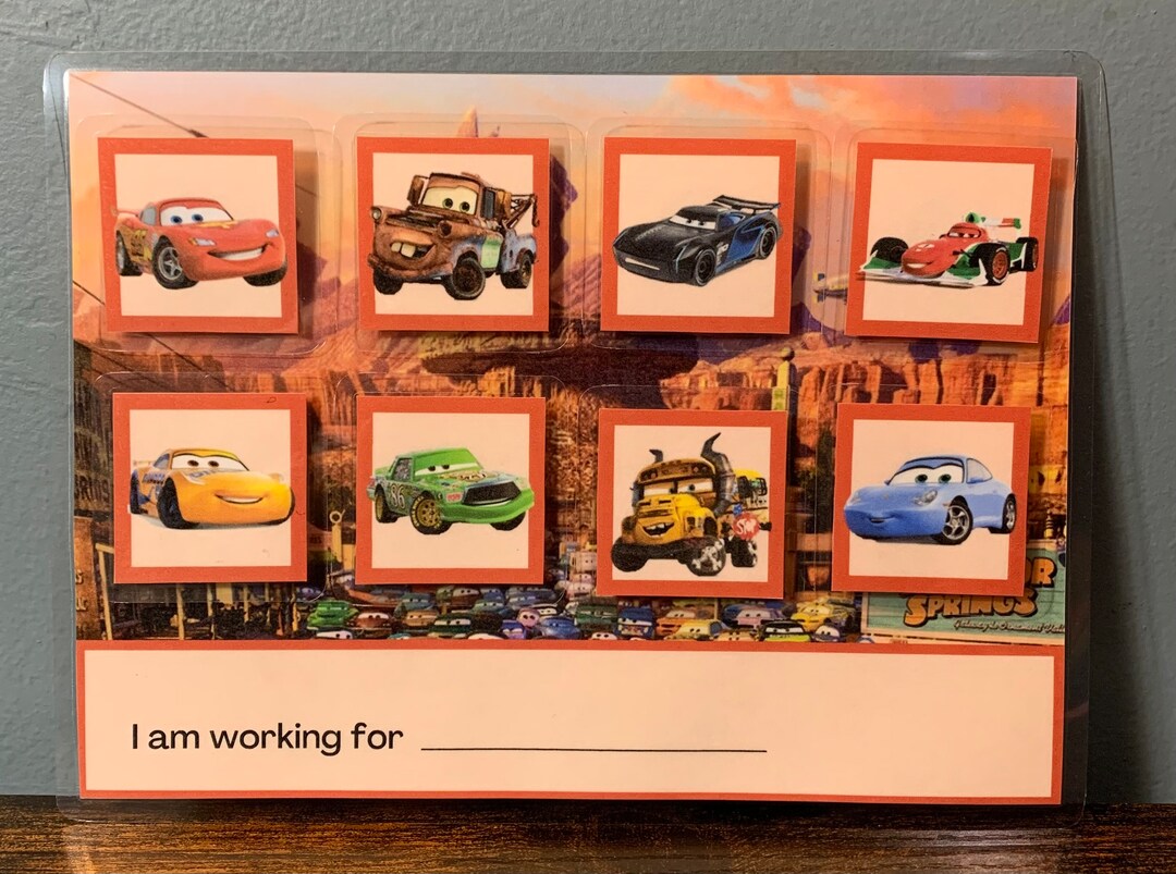 Cars / Token Board - Etsy