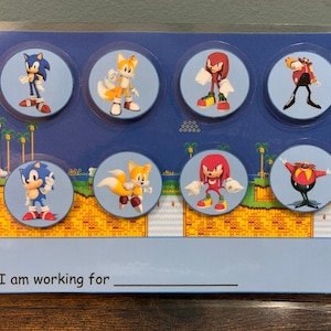 Sonic modern and Classic Characters/ Token Board - Etsy