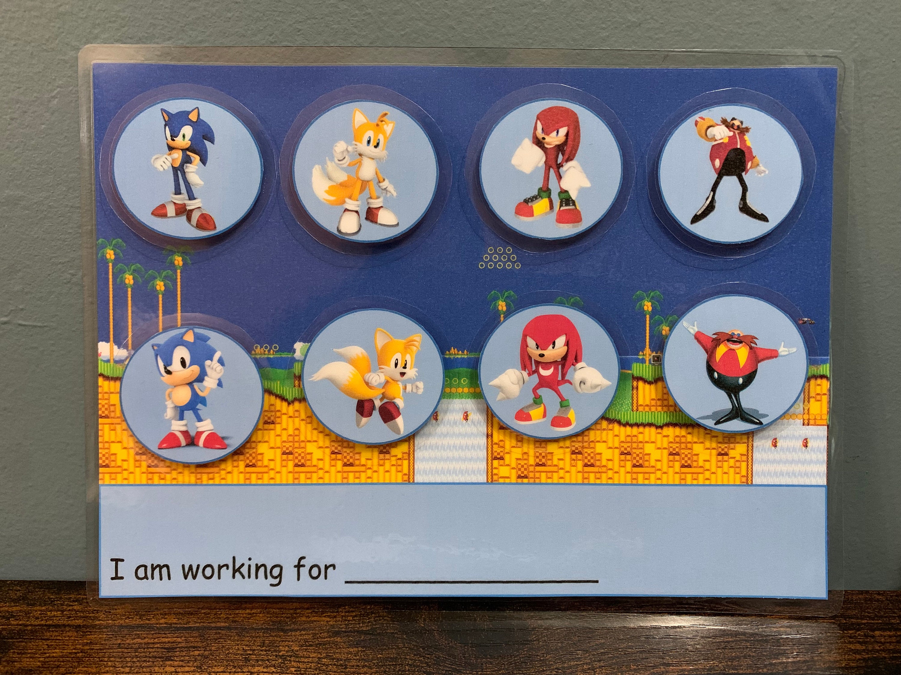 Sonic modern and Classic Characters/ Token Board - Etsy