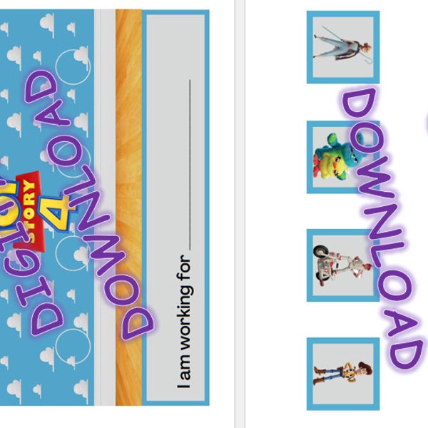 Toy Story Token Board - Etsy