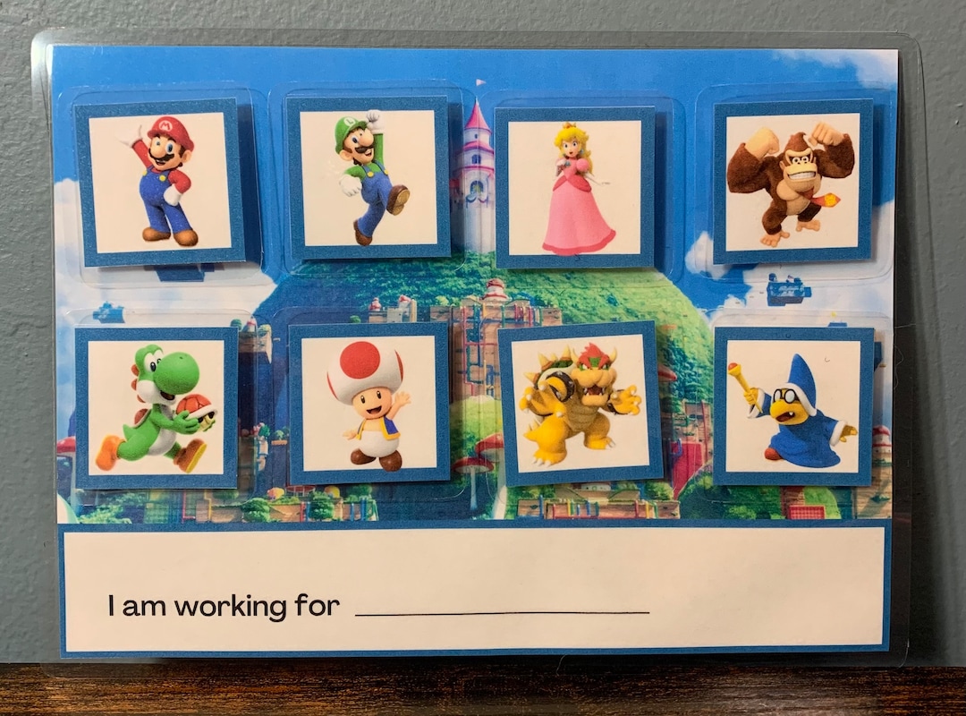 Super Mario / Token Board - Etsy