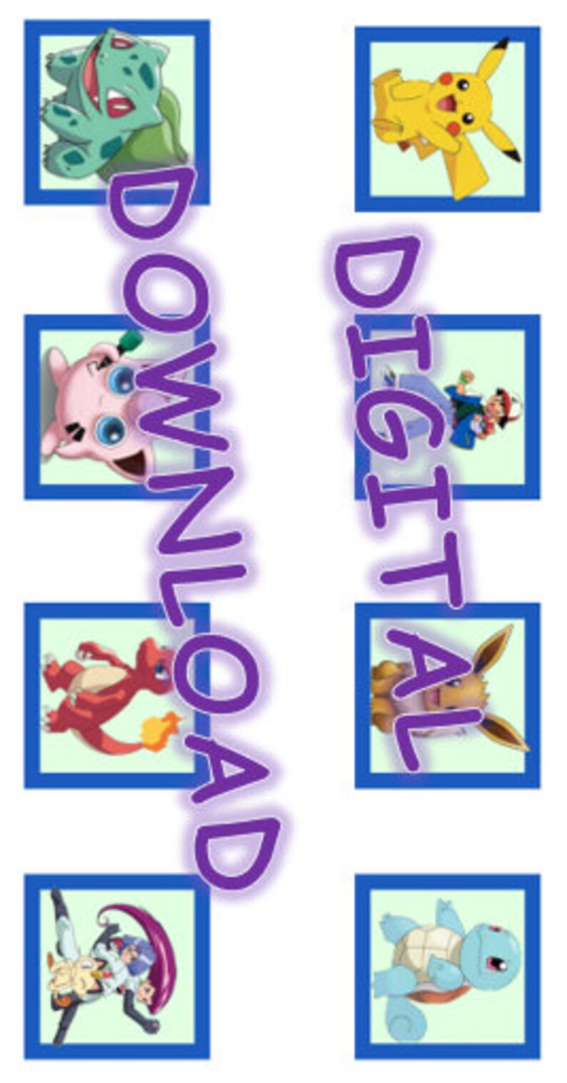 Pokemon / Token Board / DIGITAL DOWNLOAD / PRINTABLE - Etsy