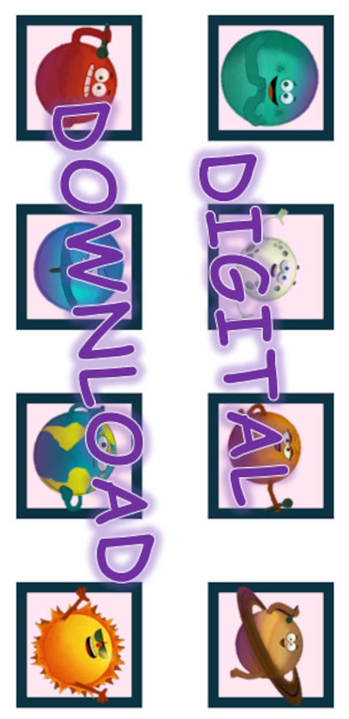 Storybots Planets / Token Board / DIGITAL DOWNLOAD / PRINTABLE / - Etsy