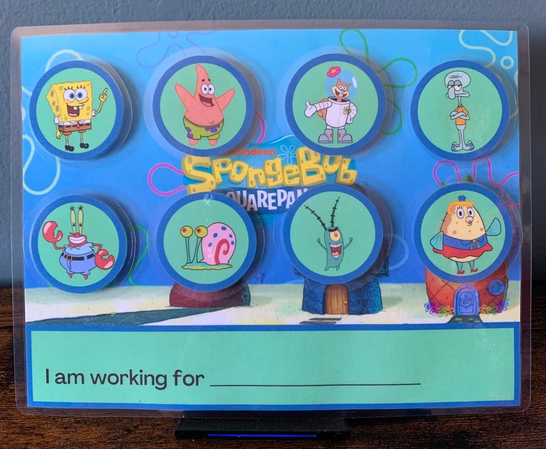 Spongebob / Token Board - Etsy