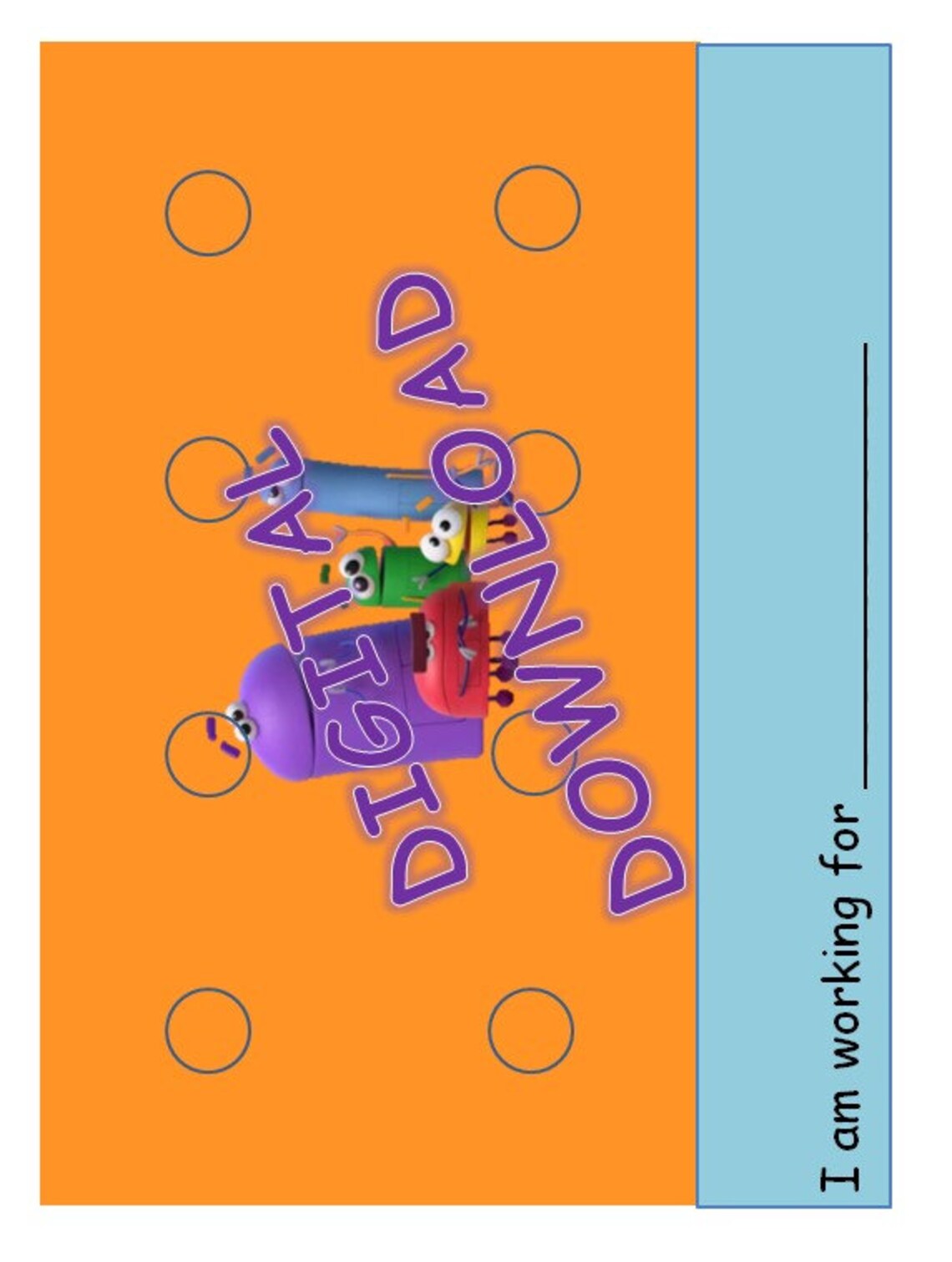 Storybots / Token Board / DIGITAL DOWNLOAD/ PRINTABLE - Etsy