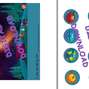 Storybots Planets / Token Board / DIGITAL DOWNLOAD / PRINTABLE - Etsy