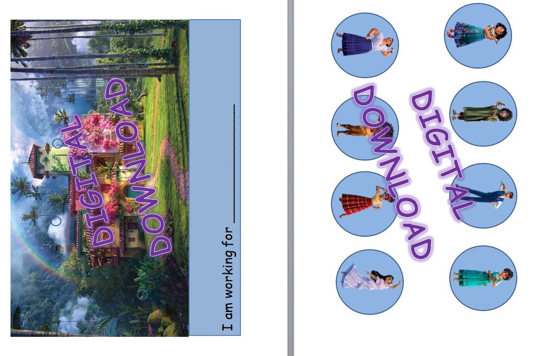 Encanto / Token Board / DIGITAL DOWNLOAD / PRINTABLE - Etsy