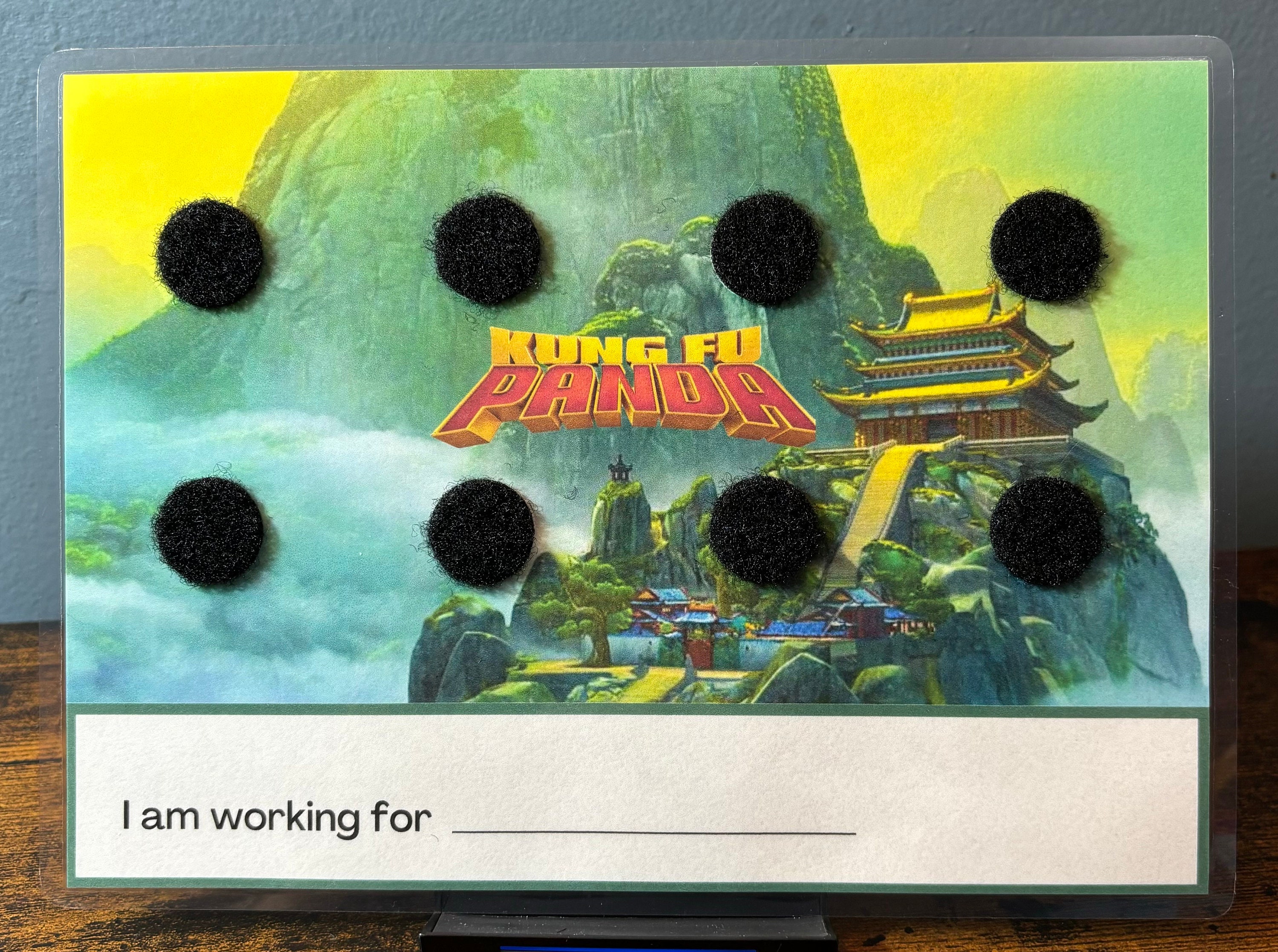 Kung Fu Panda / Token Board - Etsy