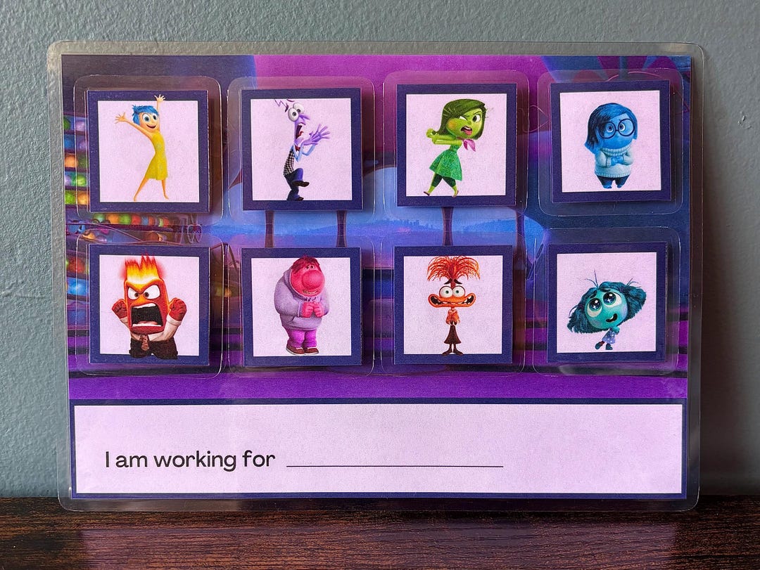 Inside Out / Token Board - Etsy