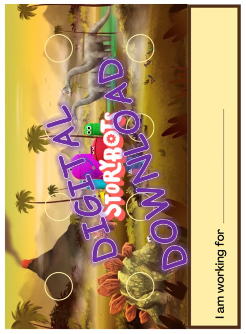 Storybots Dinosaurs / Token Board / DIGITAL DOWNLOAD/ PRINTABLE - Etsy