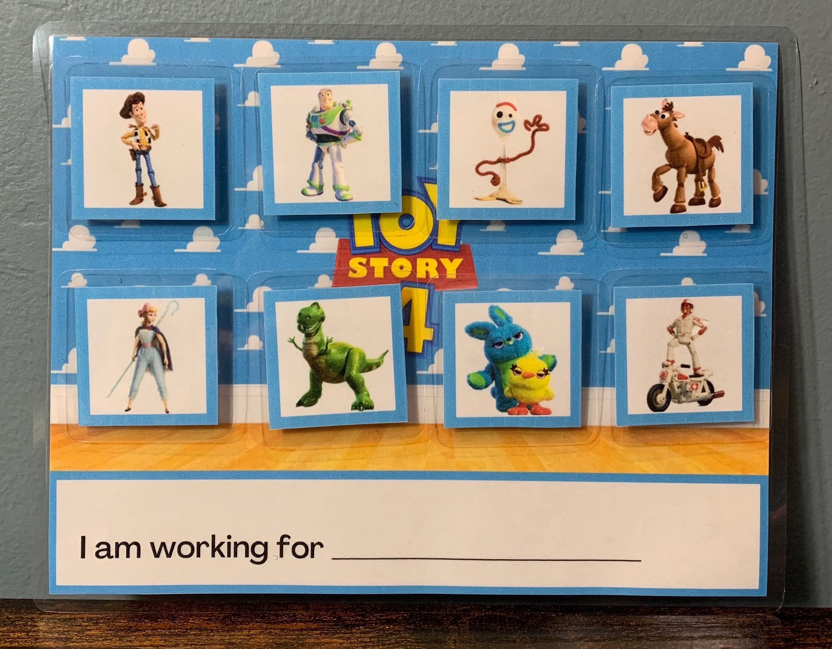 Toy Story 4 / Token Board - Etsy