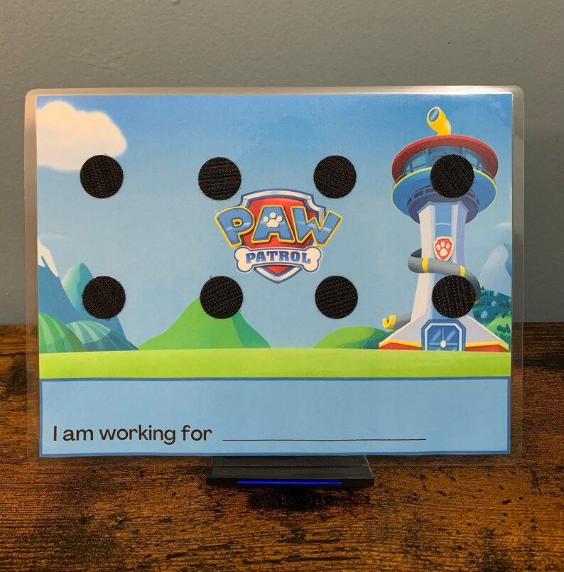 Paw Patrol / Token Board - Etsy