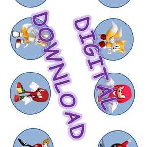 Sonic modern and Classic Characters/ Token Board / DIGITAL - Etsy