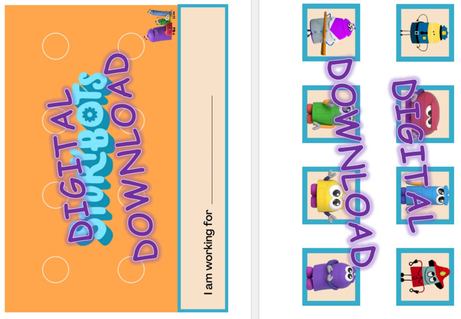 Storybots / Token Board / DIGITAL DOWNLOAD/ PRINTABLE - Etsy