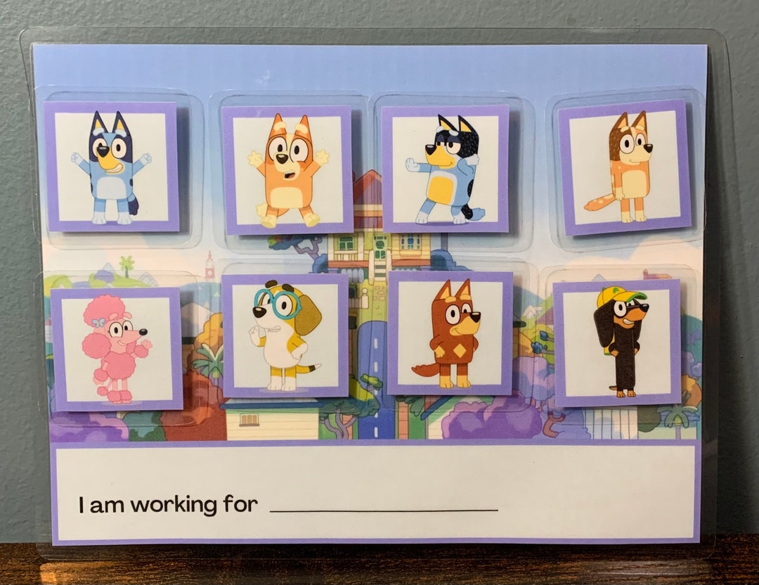 Bluey / Token Board - Etsy