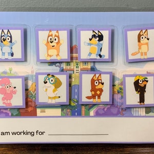 Bluey / Token Board - Etsy