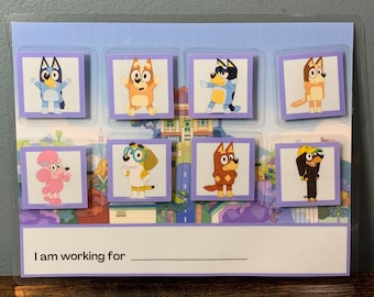 Bluey Token Board - Etsy