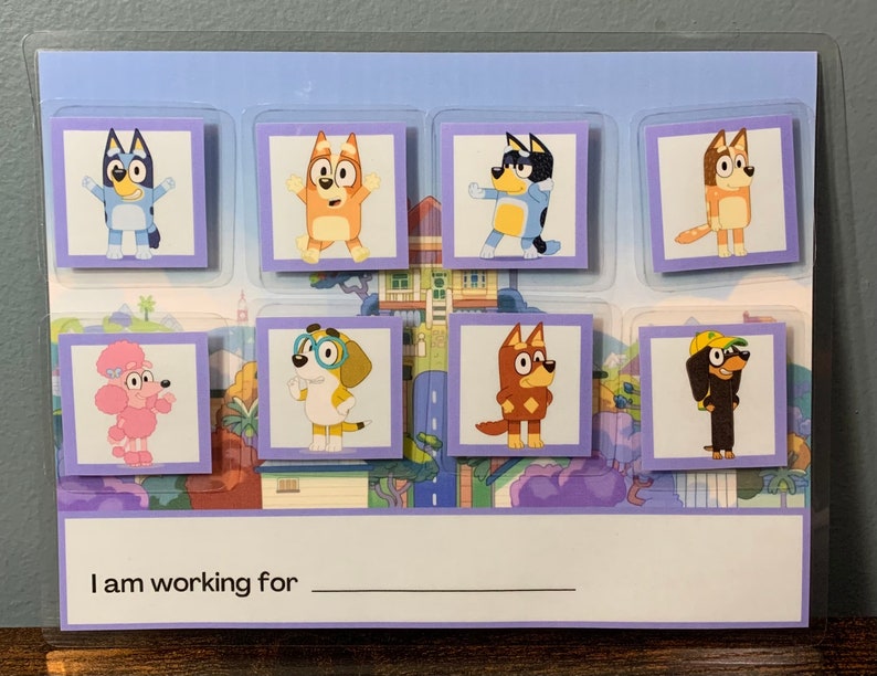 Bluey / Token Board - Etsy