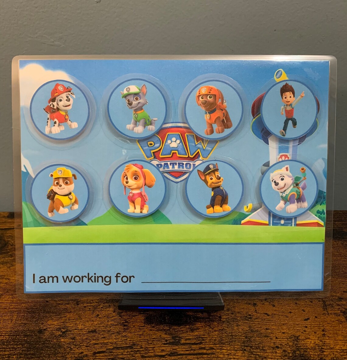 Paw Patrol / Token Board - Etsy