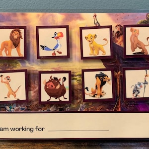 Lion King / Token Board - Etsy