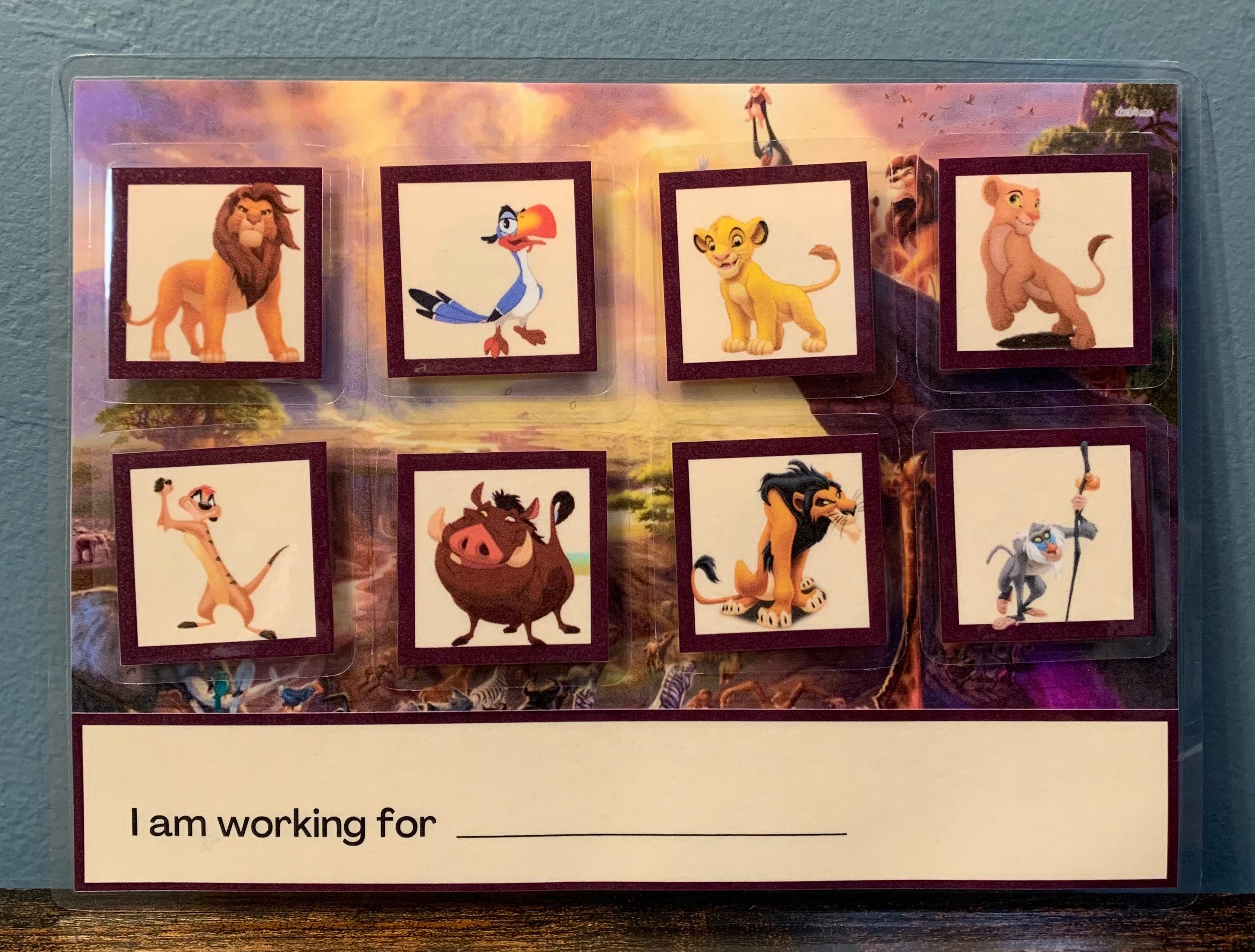 Lion King / Token Board - Etsy