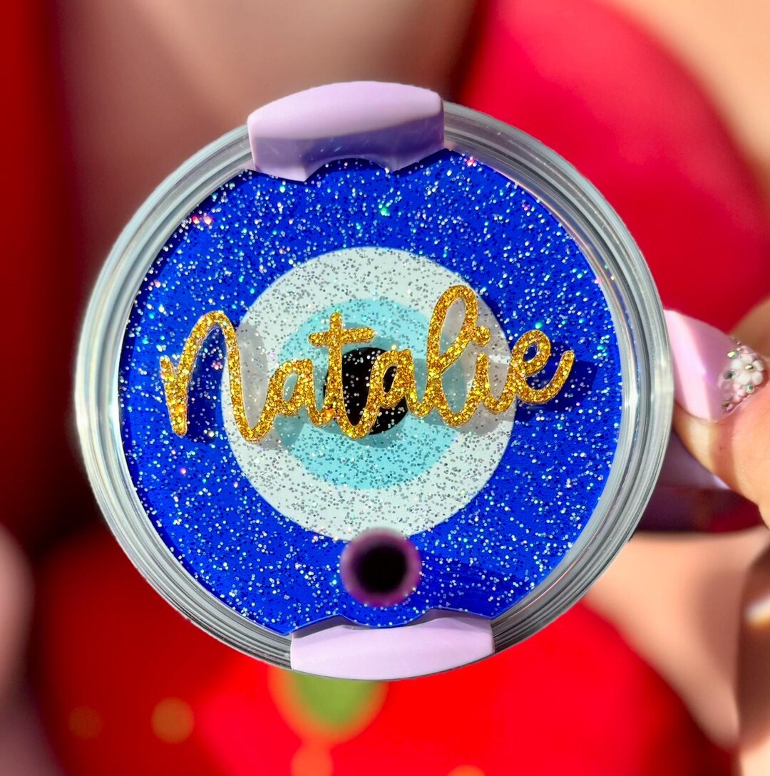 Glitter Evil Eye Stanley Topper - Etsy