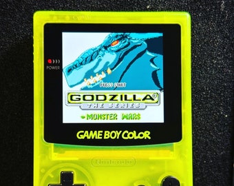 Game Boy Color XL IPS Backlit Screen White Out Custom GBC - Etsy