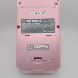 Pink and White Game Boy Color | Backlit Screen | IPS | GBC - Etsy