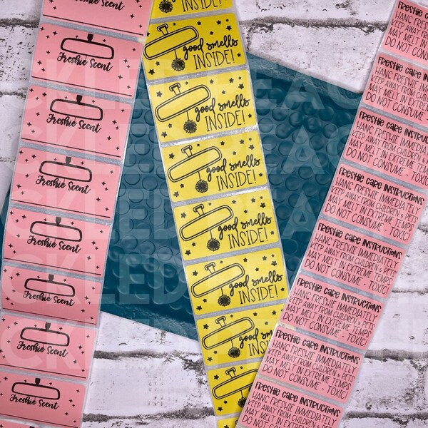 Freshie Label Stickers - Etsy