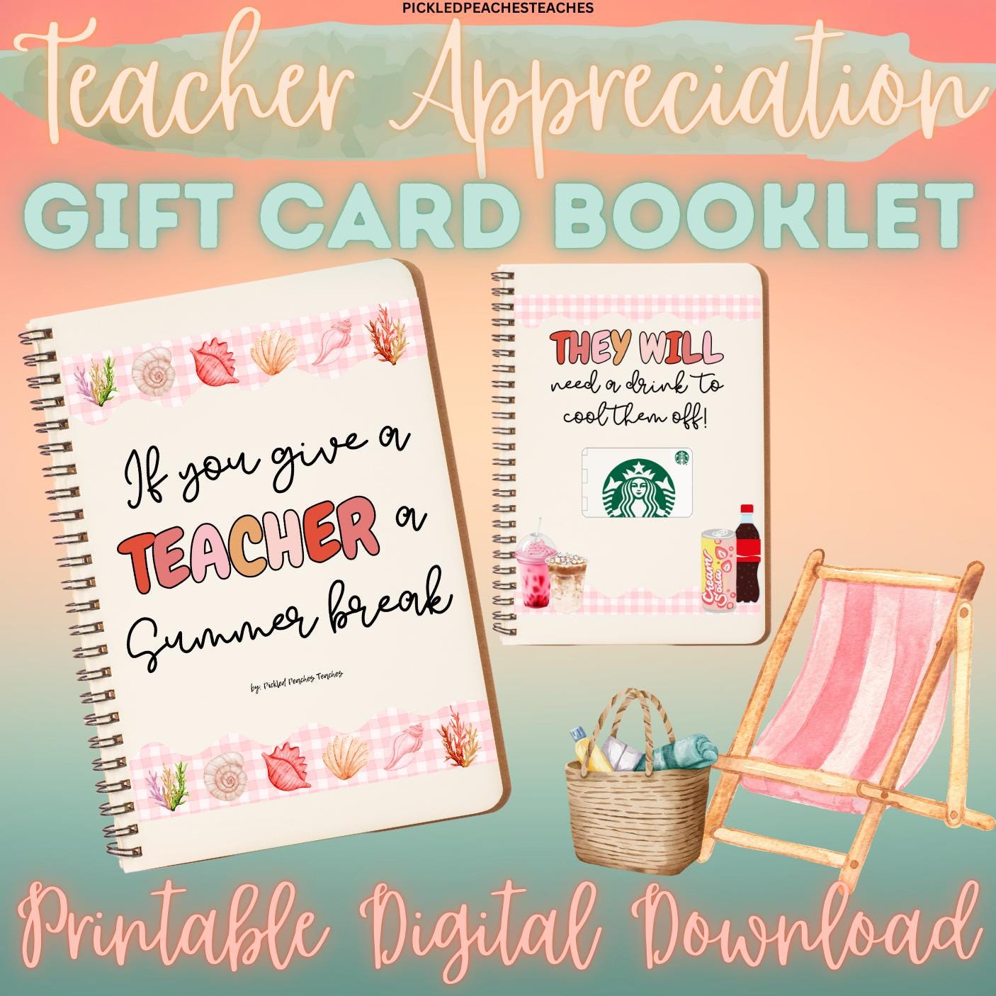 DIGITAL FILE | Instant Download | If You Give a Teacher a Summer Break ...