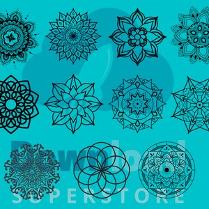50+ Mandala Digital Downloads - SVG, PNG, JPEG, Pdf - Etsy Canada