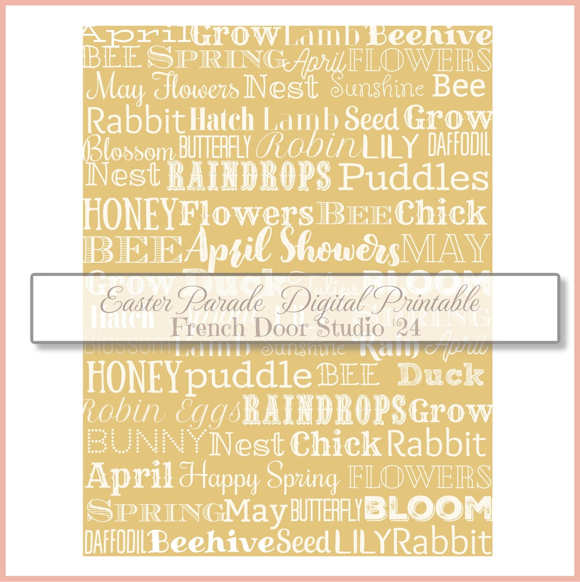 Easter Parade 2024 Digital Printable - Etsy