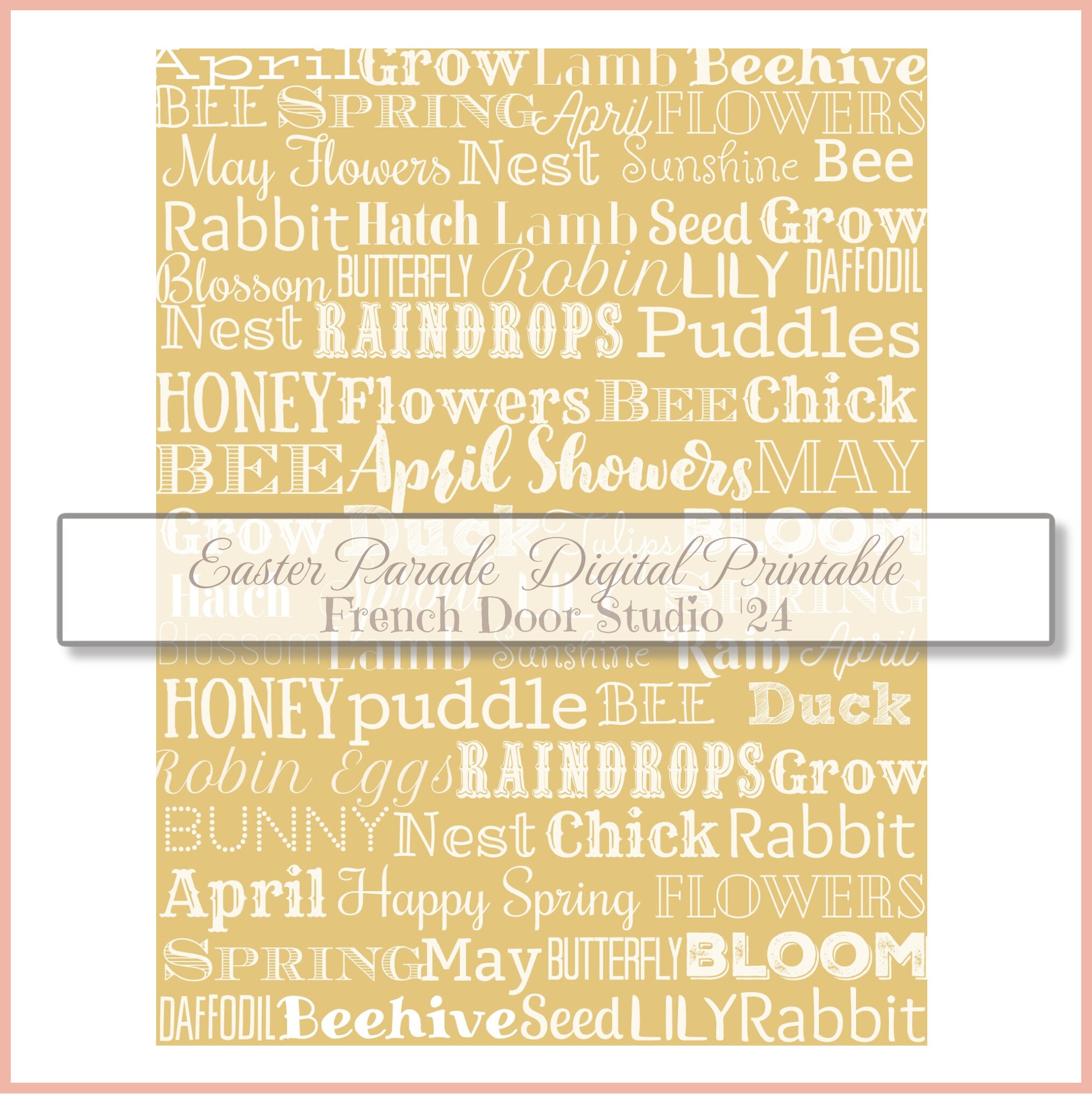 Easter Parade 2024 Digital Printable - Etsy