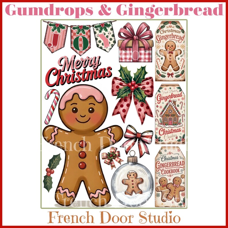 Gumdrops and Gingerbread Collection Digital Images Click on "learn More ...
